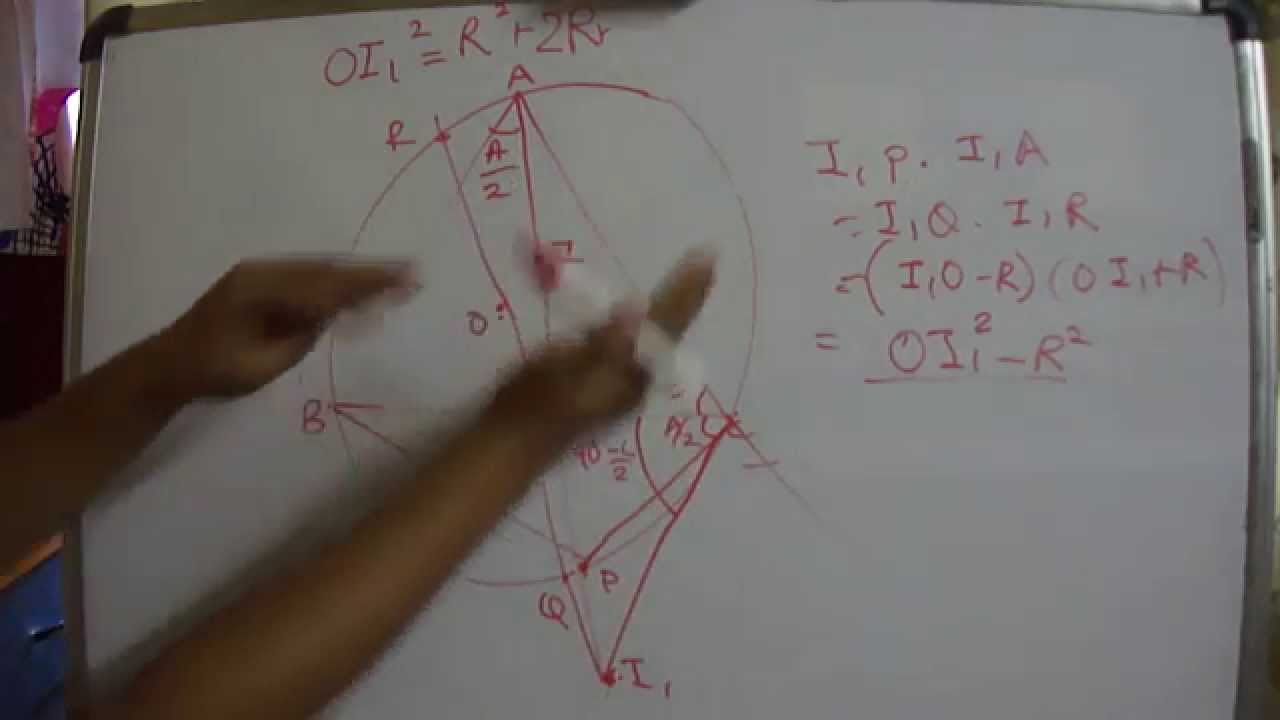 Euler's Theorem For Ex-radius - YouTube
