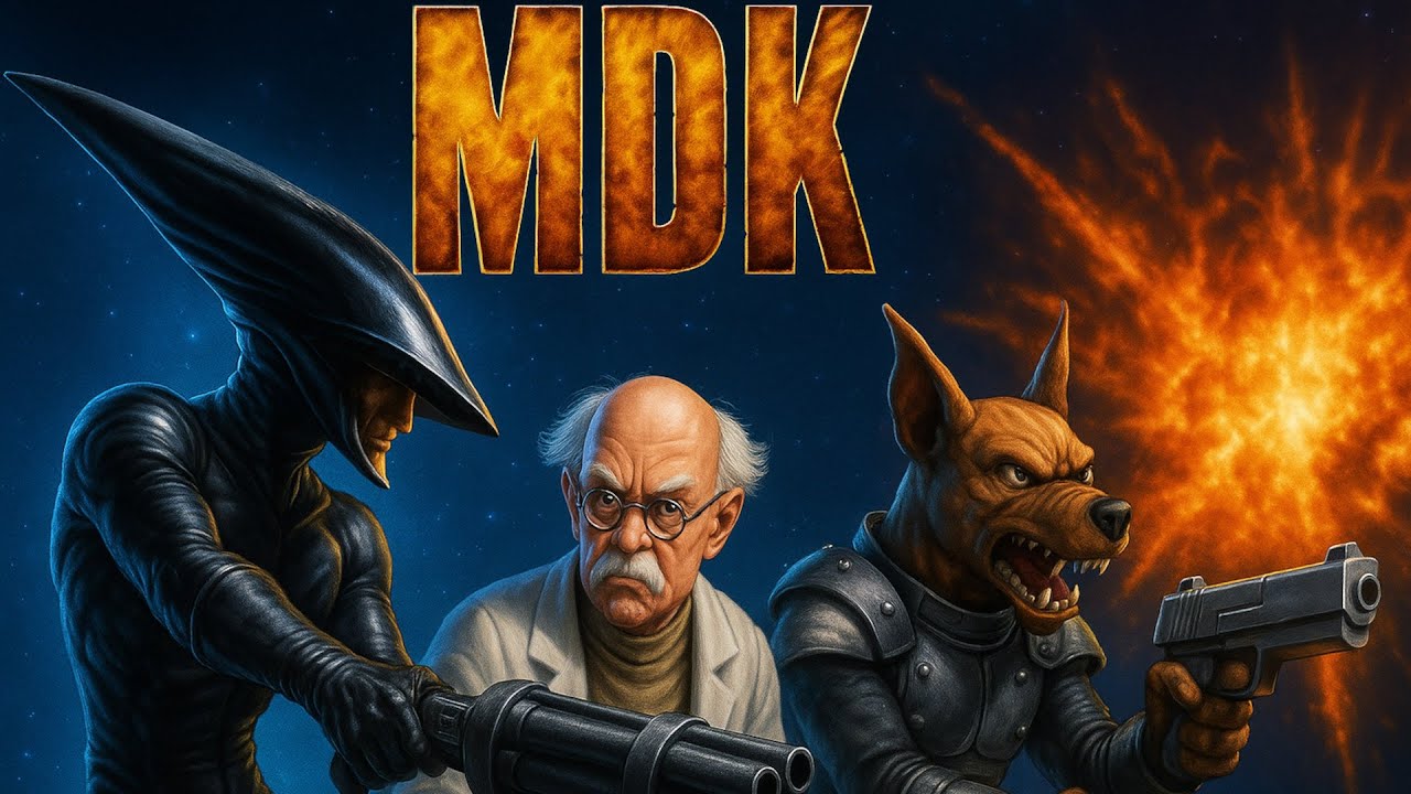 MDK "Remastered" - LongPlay (PS1 Version) [4K:60fps | No Commentary] 🔴 ...