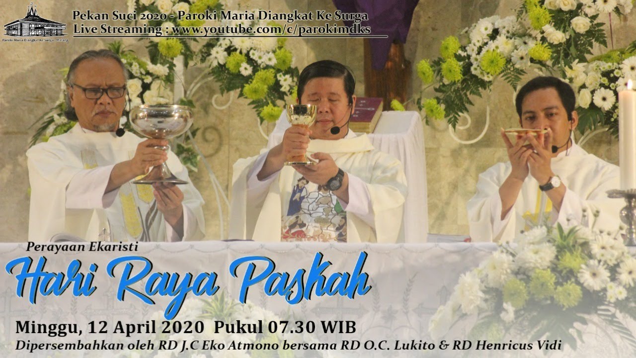 Misa Minggu Paskah 12 April 2020 Youtube