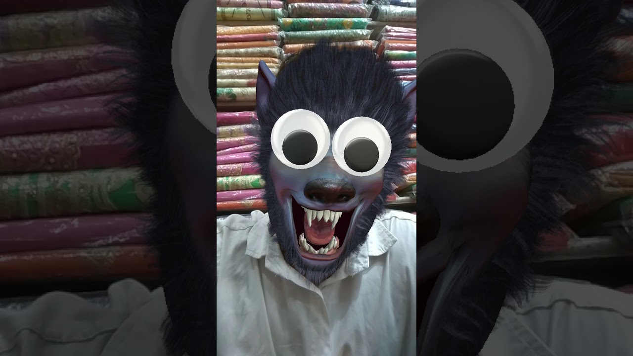 Wolf face filter Snapchat - YouTube