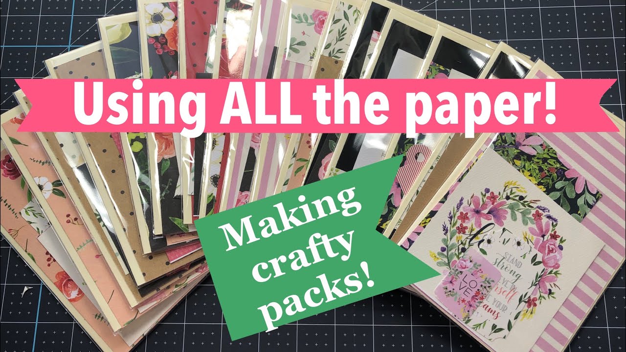 Using ALL the paper...Making Fun Crafty Packs | Rediscover Your Stash ...