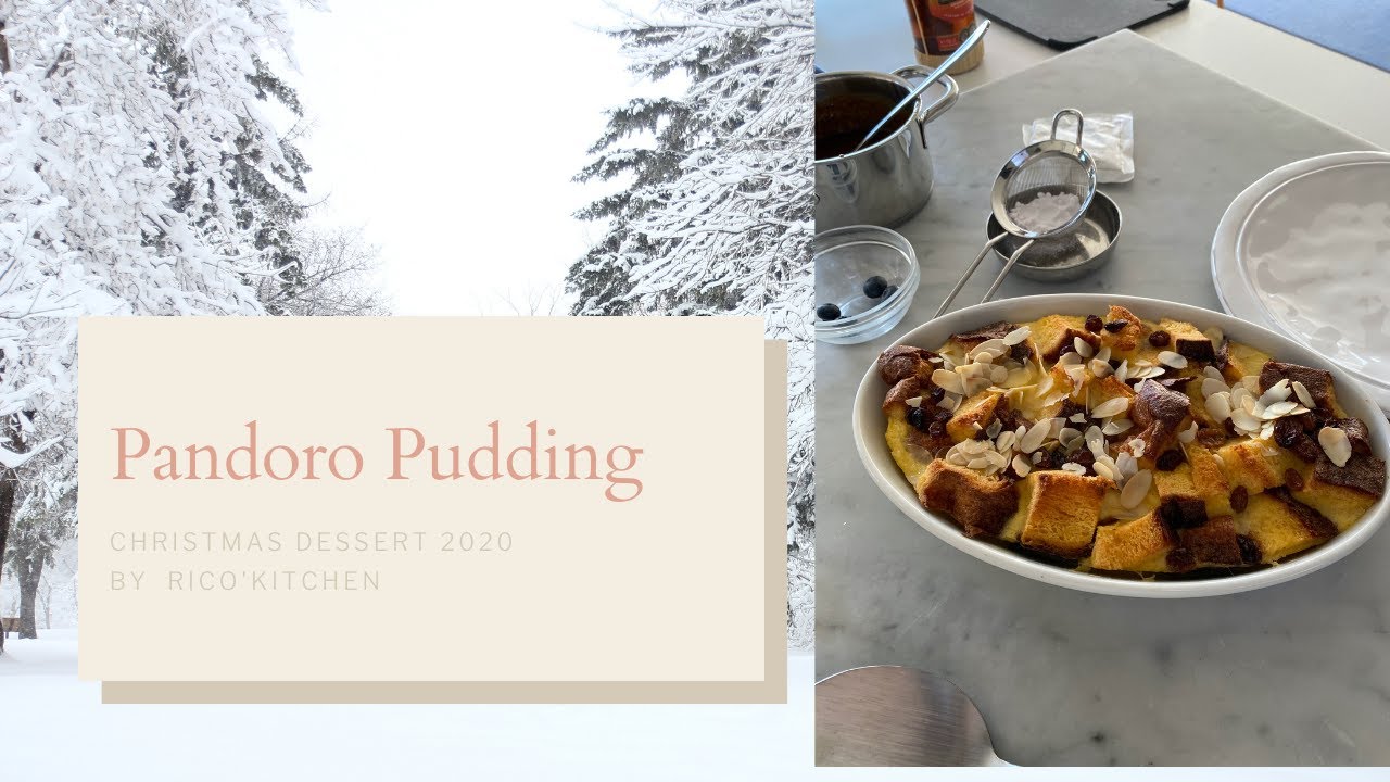 Pandoro Pudding Christmas Dessert 2020 - YouTube