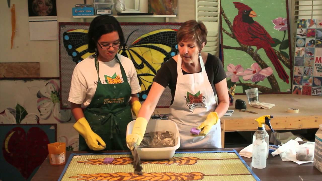 Grouting Demonstration: Large Panel - YouTube