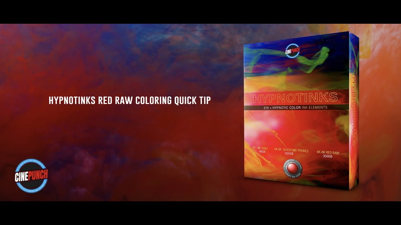 HYPNOTINKS Quick Tip with Coloring RED R3D files - YouTube