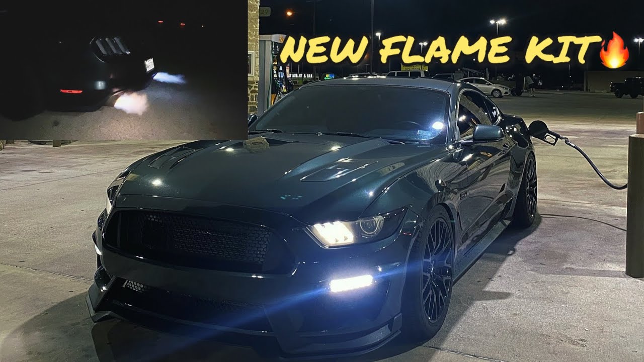 INSTALLED A FLAME KIT ON MY MUSTANG - YouTube