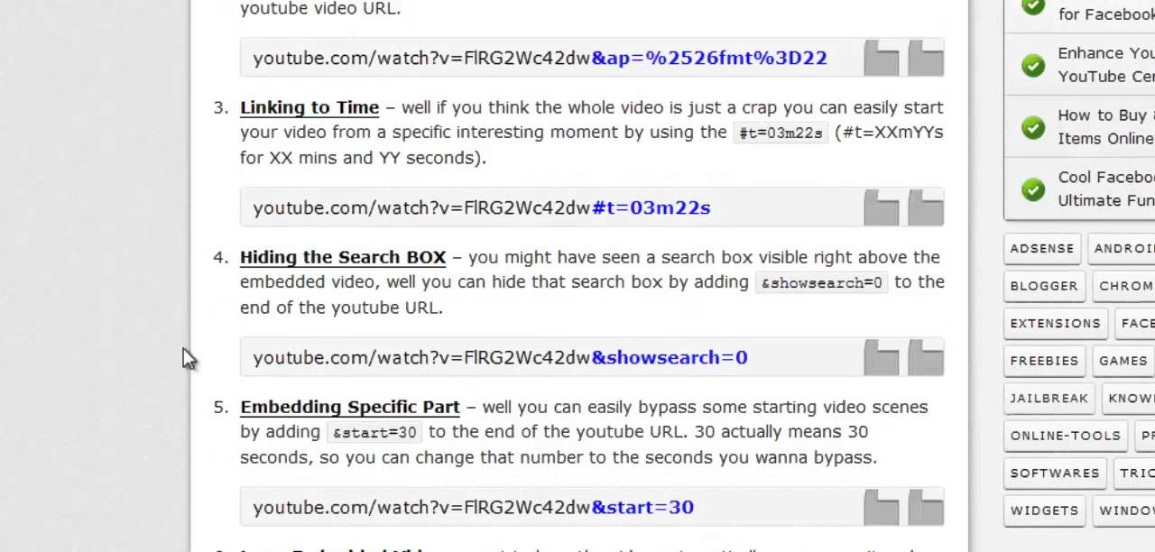 10 Amazing YouTube URL Tricks that you should Know - YouTube