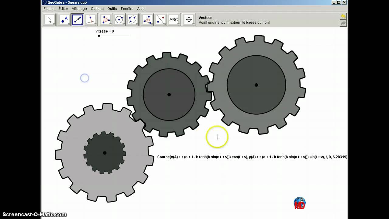 GeoGebra: Gears - YouTube