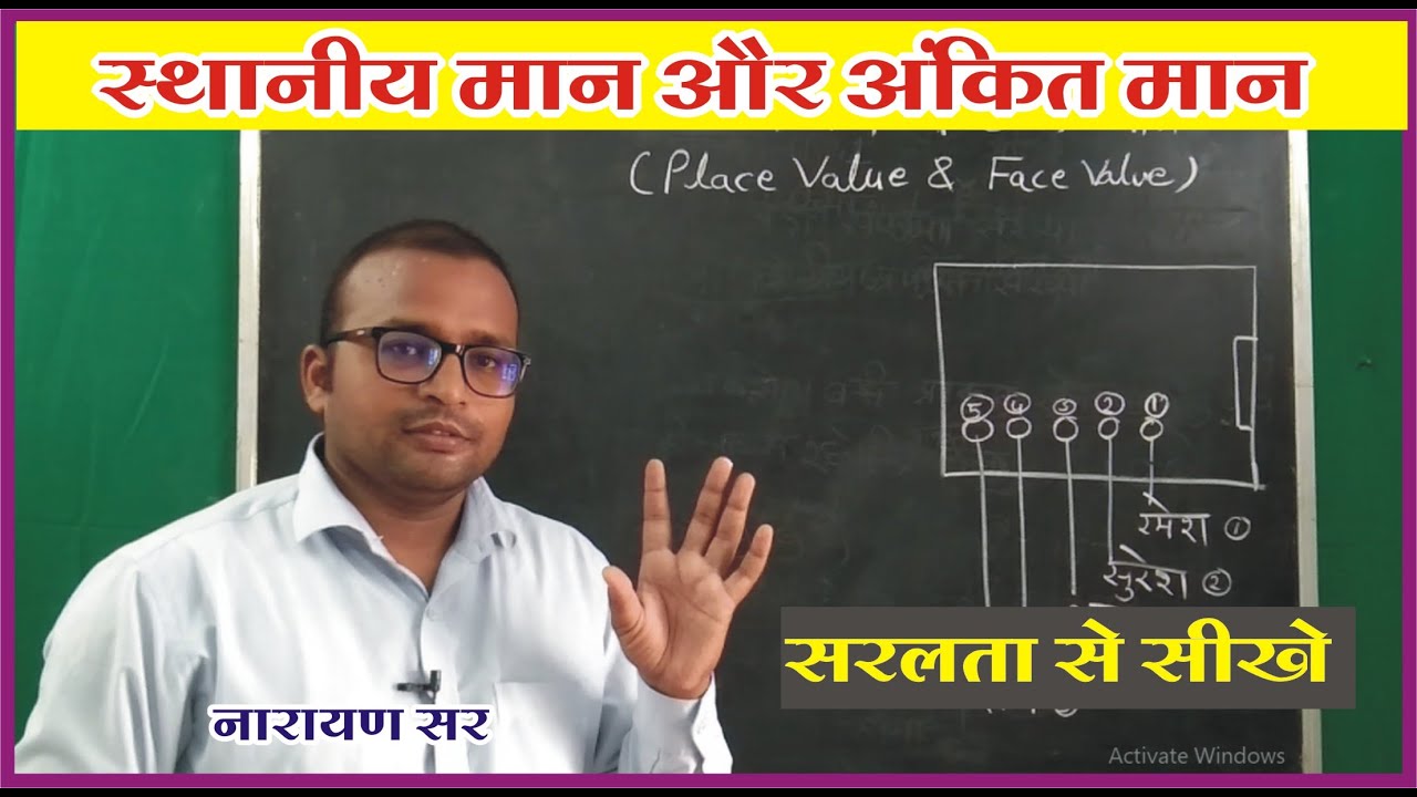 sthaniya maan aur ankit maan kya hai | Place Value and Face Value ...