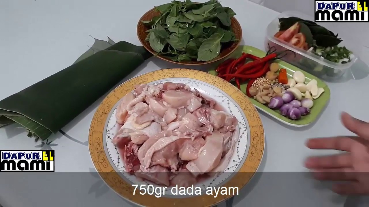Resep Cara Mudah Membuat Pepes Ayam Kemangi Yang Enak Banget - YouTube