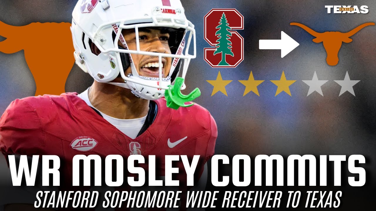 BREAKING: Stanford WR Emmett Mosley Commits to the Texas Longhorns ...