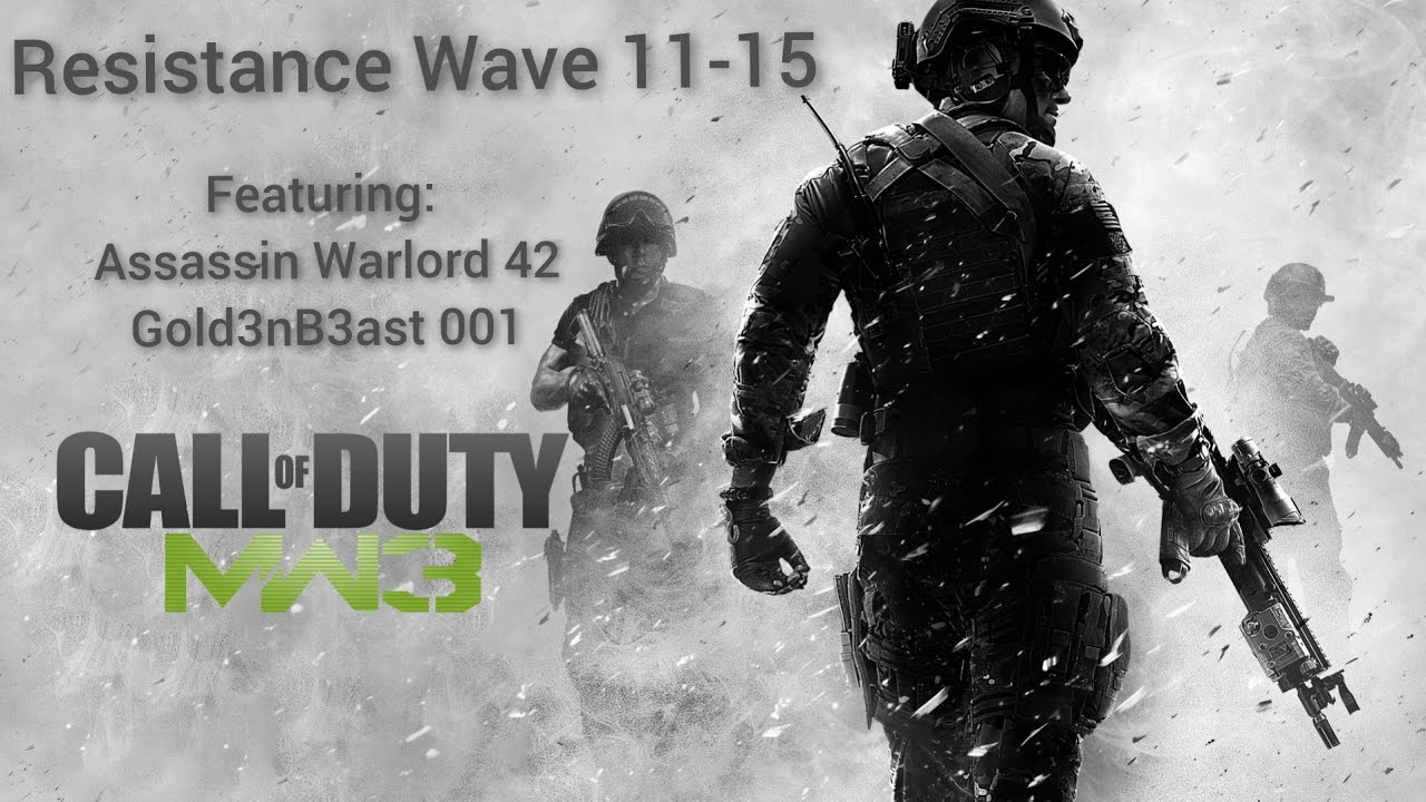 COD:MW3 Resistance wave 11-15 - YouTube