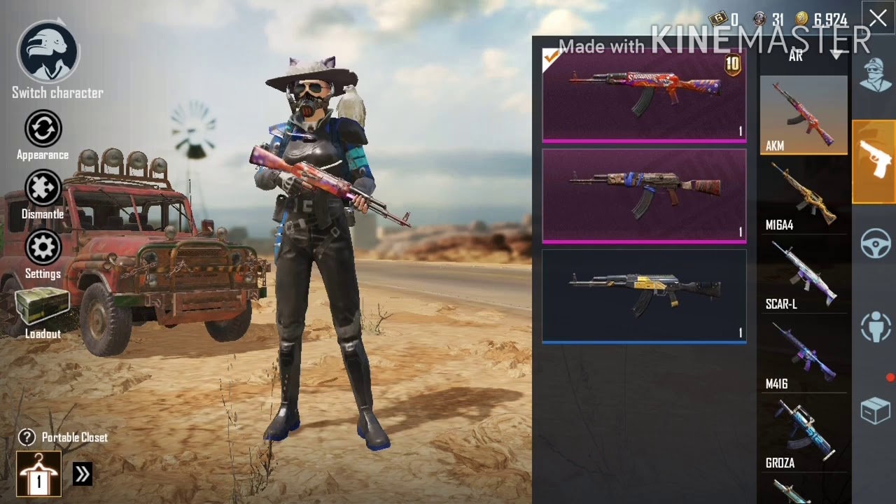 PUBG MOBILE: INVENTORY😁 - YouTube