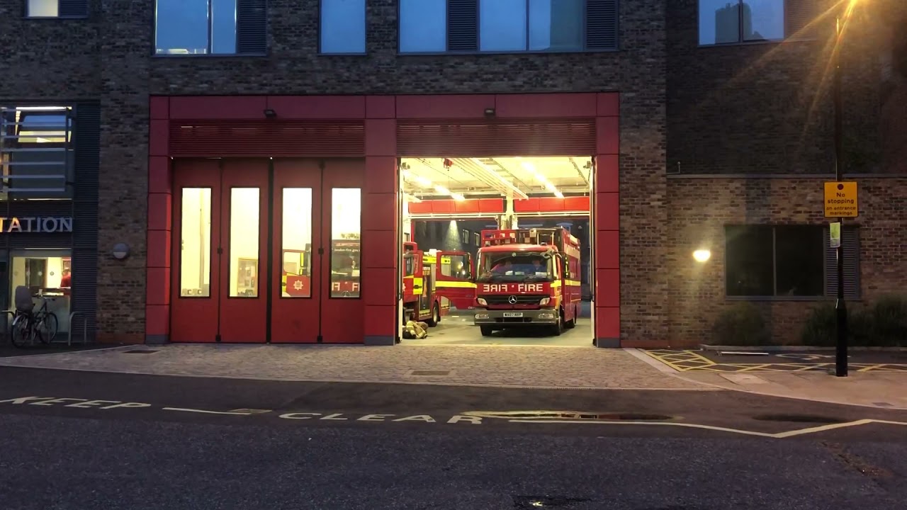 Dockhead Incident command unit Turnout - London Fire Brigade - - YouTube