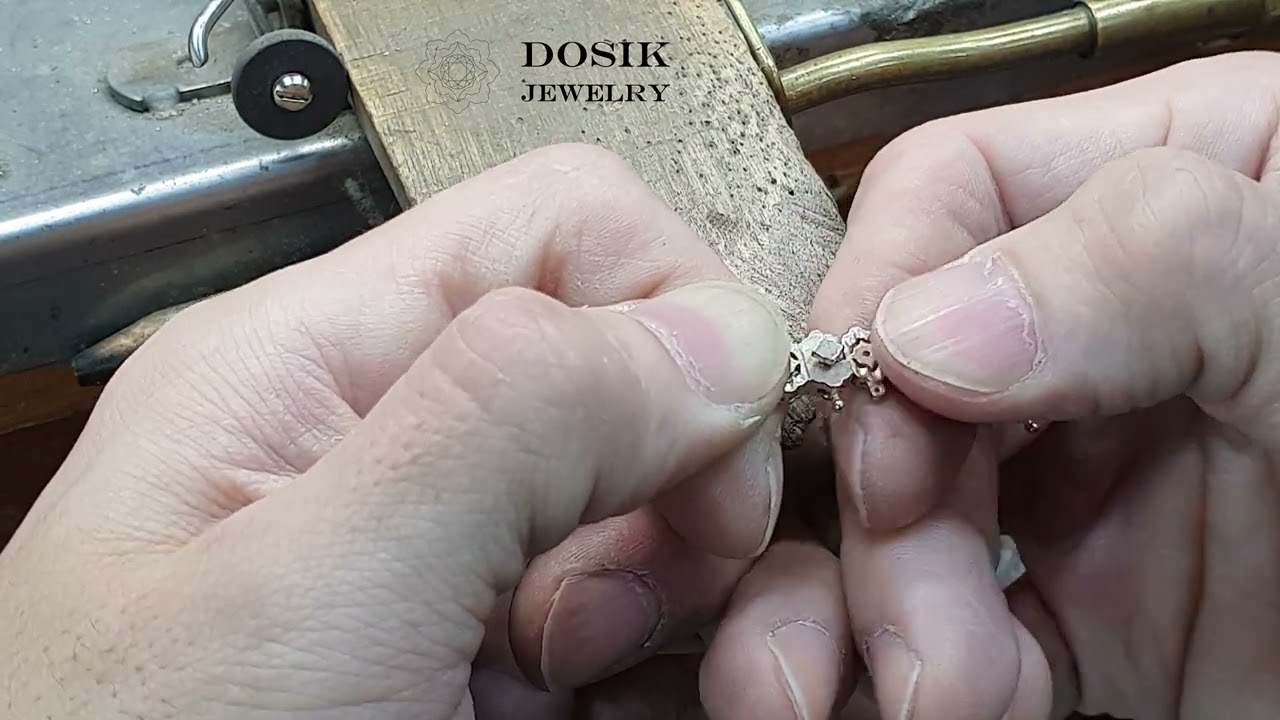 도시크 주얼리 제작 과정 - 팔찌 장금 장식 내구성 시험 - clasp durability test - DOSIK jewelry ...