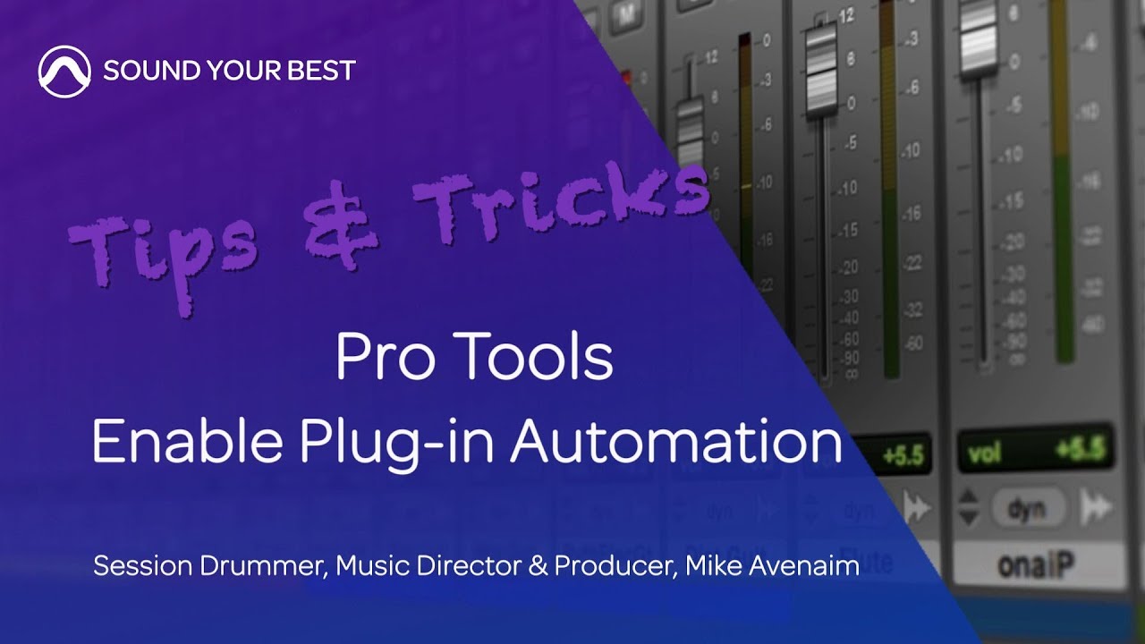 Pro Tools Tips & Tricks | Enable Plug-in Automation - YouTube