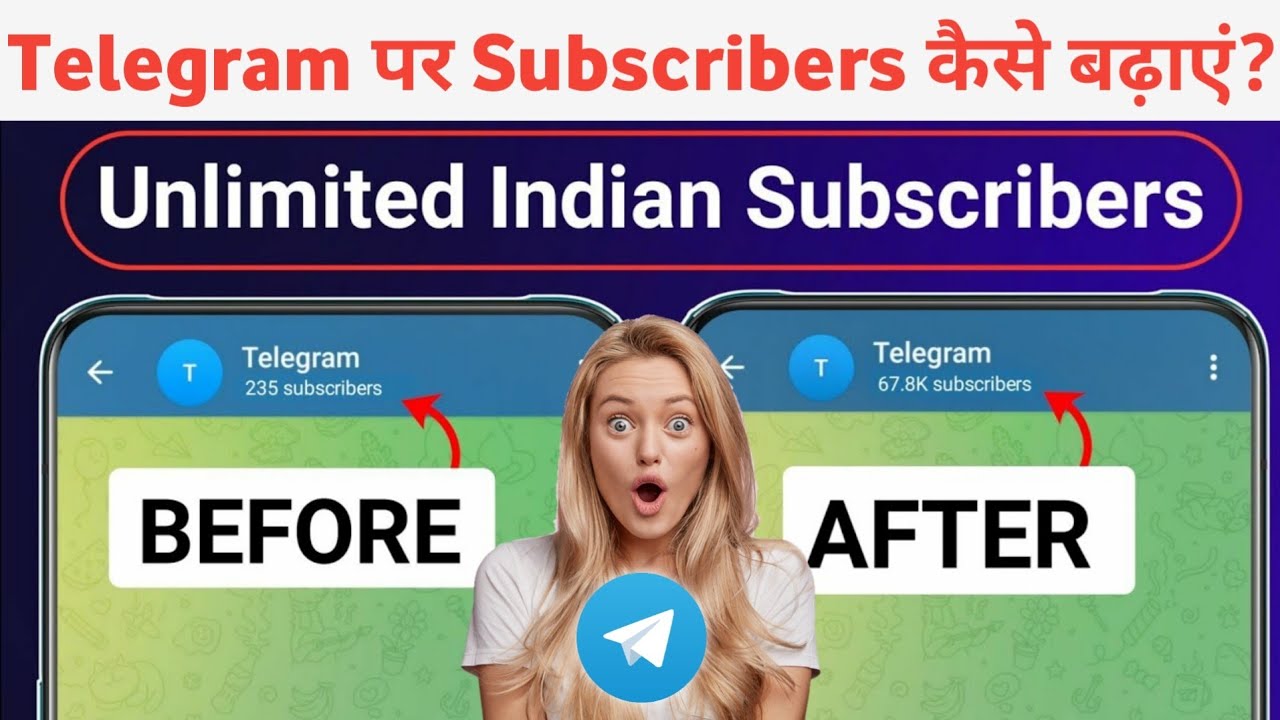 Free Me Telegram Channel Par Real Subscriber Kaise badhae || Telegram ...