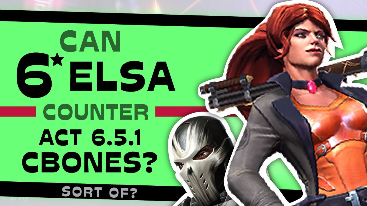 Can 6* ELSA BLOODSTONE counter Act 6.1.5 CROSSBONES Boss? | Marvel ...