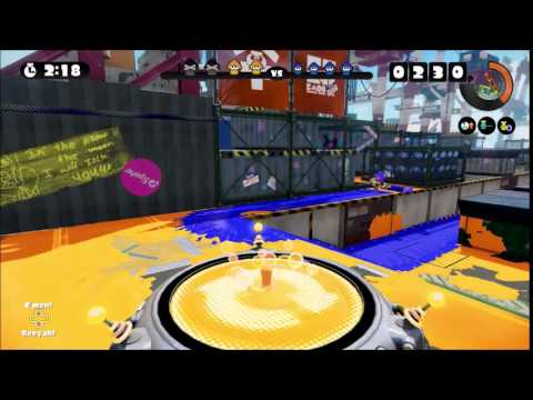 Splatoon - Turf War (Aerospray RG) - Port Mackerel - YouTube