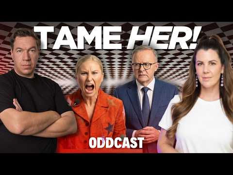 The balls on Albo calling Grace Tame difficult.... Clip from The Oddcast