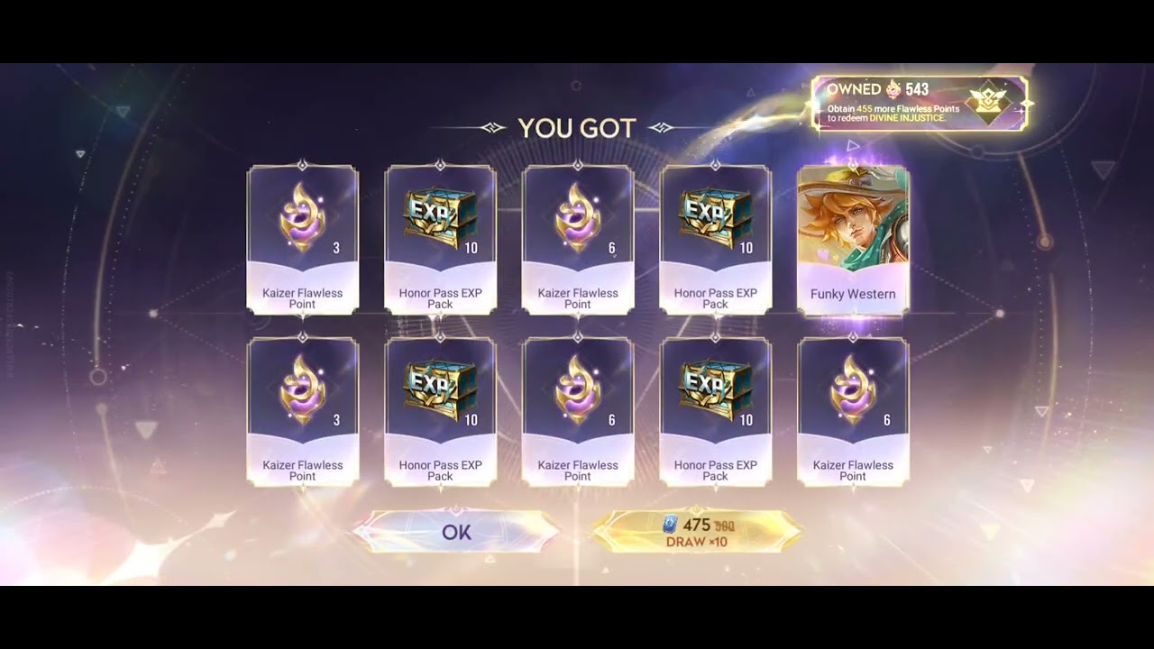 HOK : Kaizer New Flawless Skin Draw! 6700 TOKEN DRAW DIVINE INJUSTICE ...