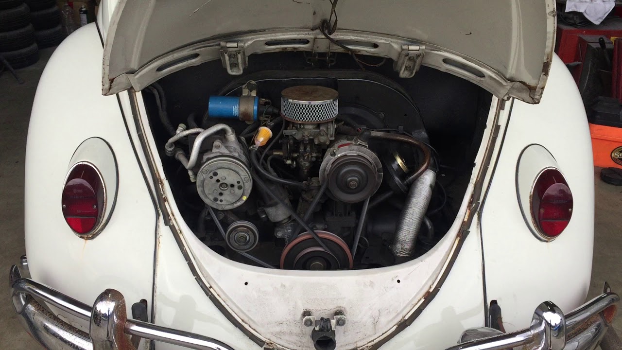 VW Type1 Beetle engine sound - YouTube