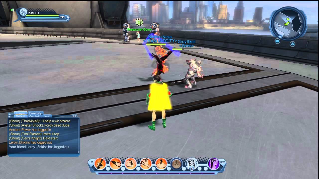 DCUO Gods : Duels - GreySkull vs. Ninjitsu Ninja - YouTube