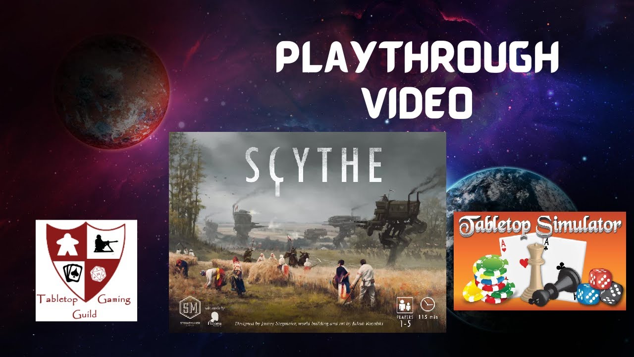 Scythe DLC Playthrough on Tabletop Simulator - YouTube