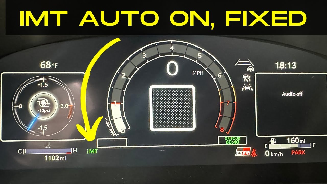 Imt Mode On Your Corolla? We Can Fix That! - YouTube