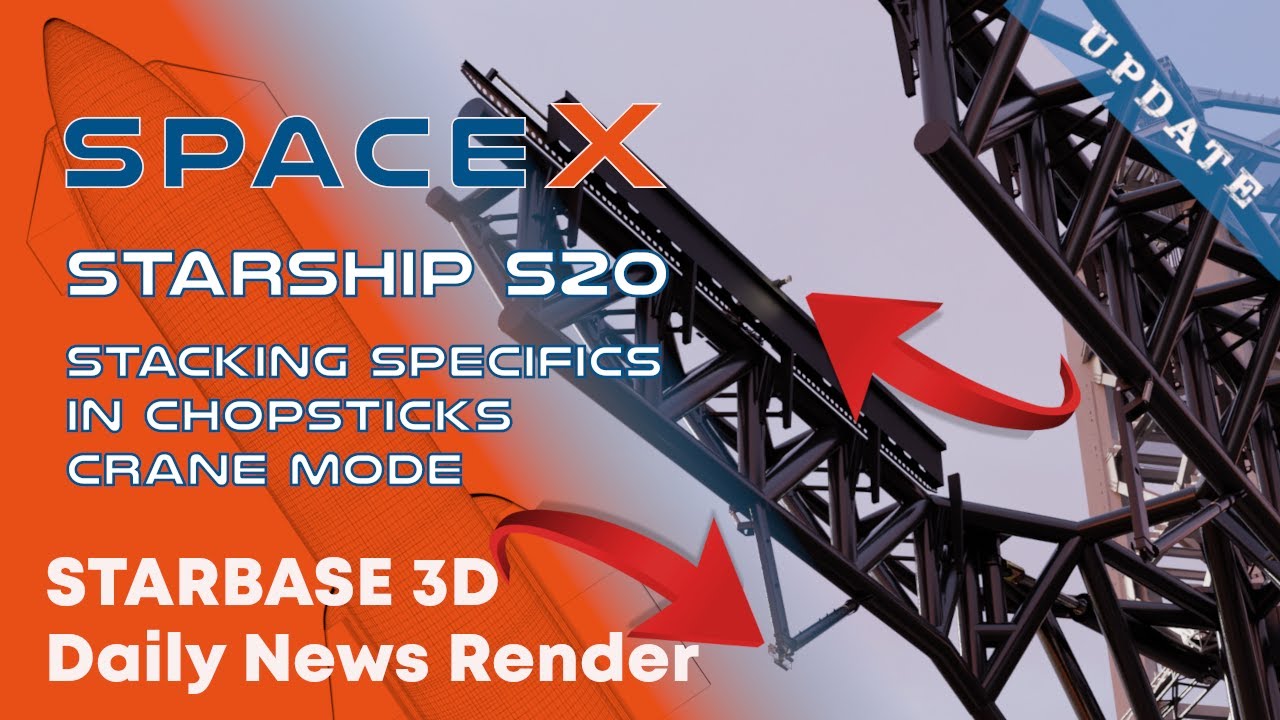 Spacex Starship stacking specifics in Chopsticks Crane mode. Starbase ...