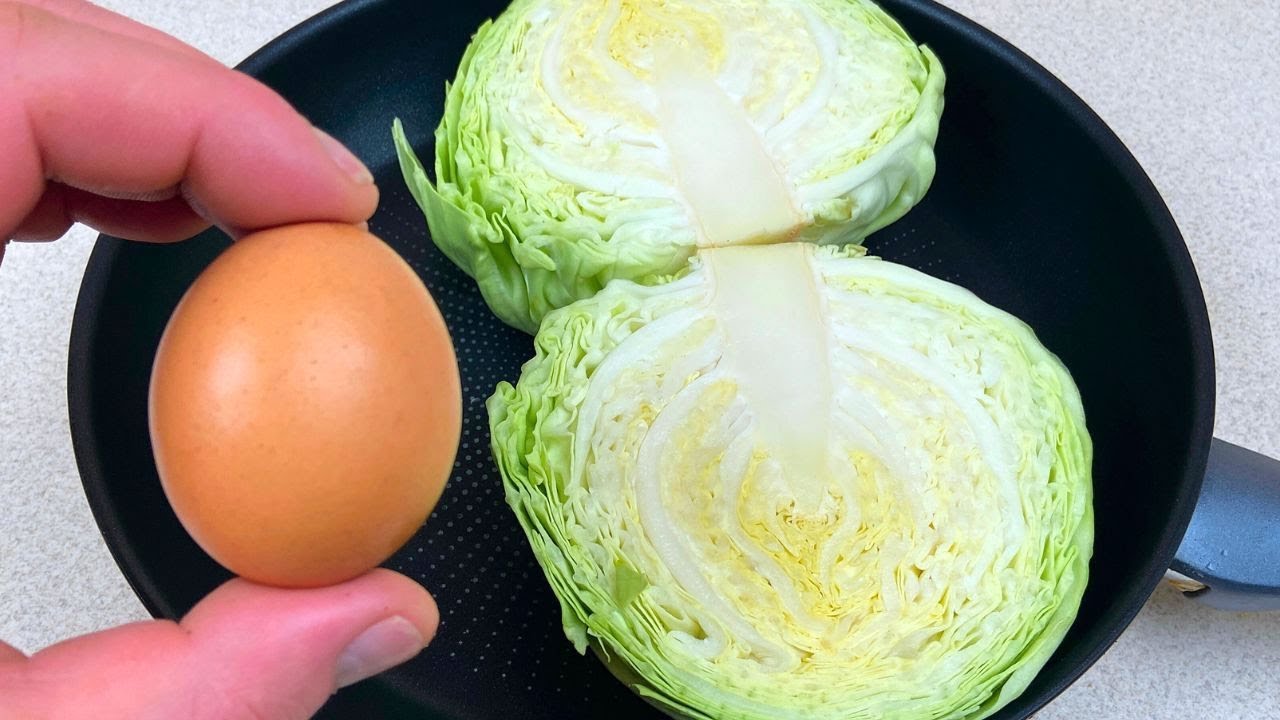 Cabbage with egg and minced meat is better than meat! A simple, easy ...