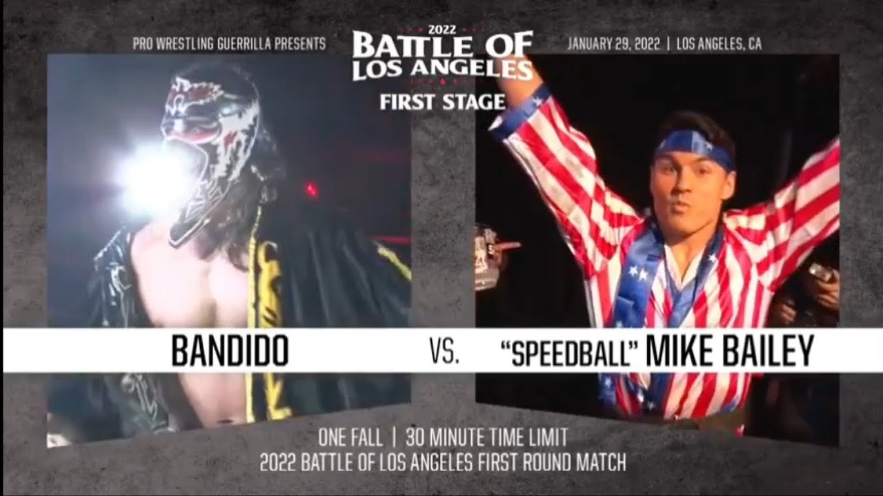 Bandido vs. "Speedball" Mike Bailey - PWG BOLA 2022 | FULL MATCH - YouTube