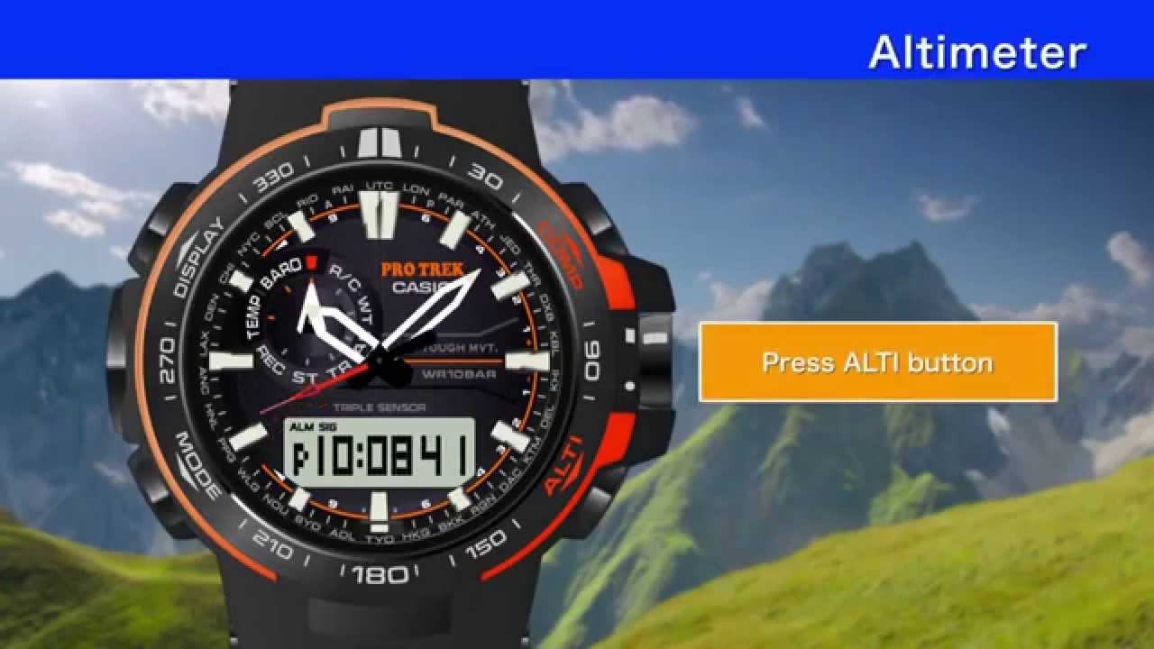 PRO TREK PRW-6000: Quick Operation Guide - YouTube