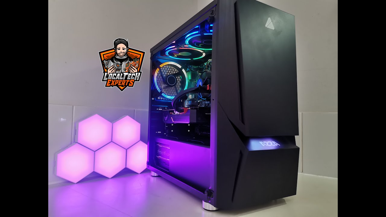 Azza Luminous 110 - Gaming PC build - YouTube