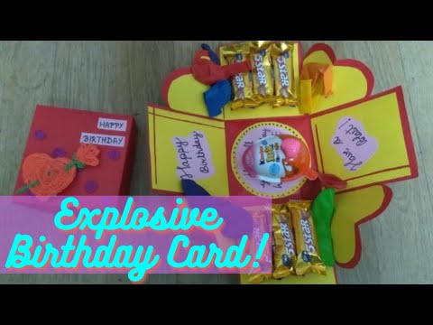 Explosive Birthday Card - YouTube