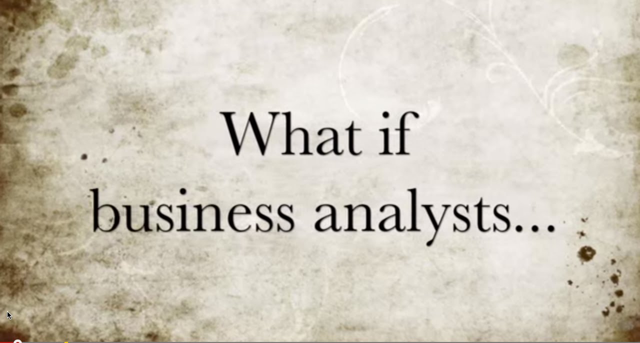 Are You An Epic Business Analyst? - YouTube