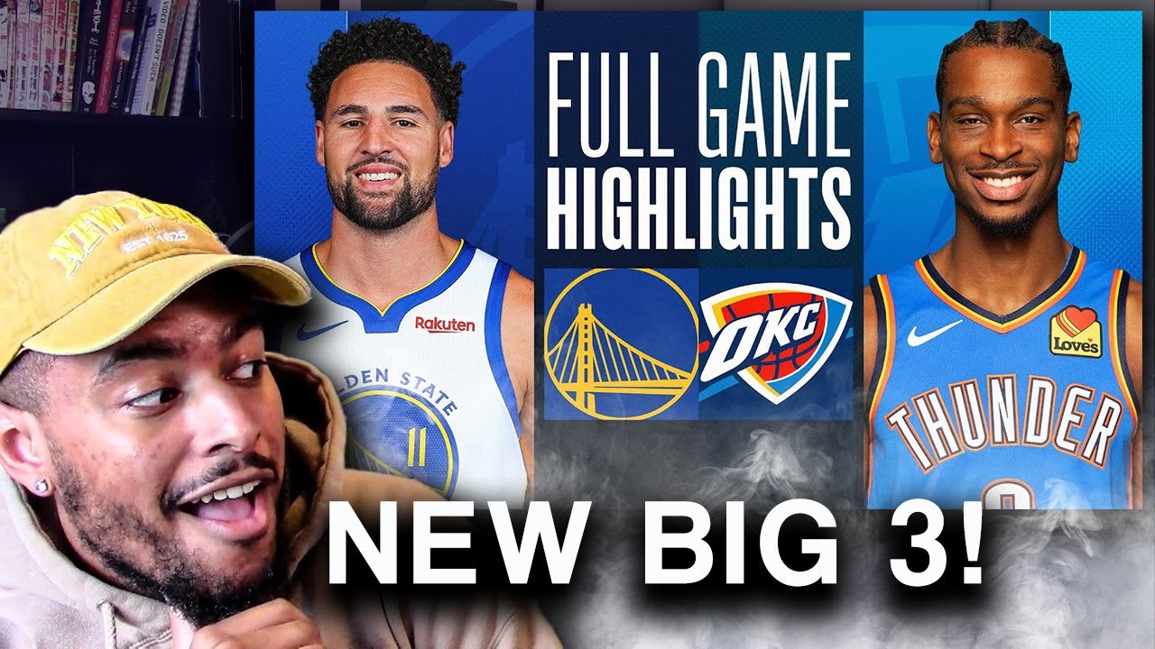 THE NEW BIG 3 HAS ARRIVED!! Golden State Warriors vs OKC Thunder Full ...