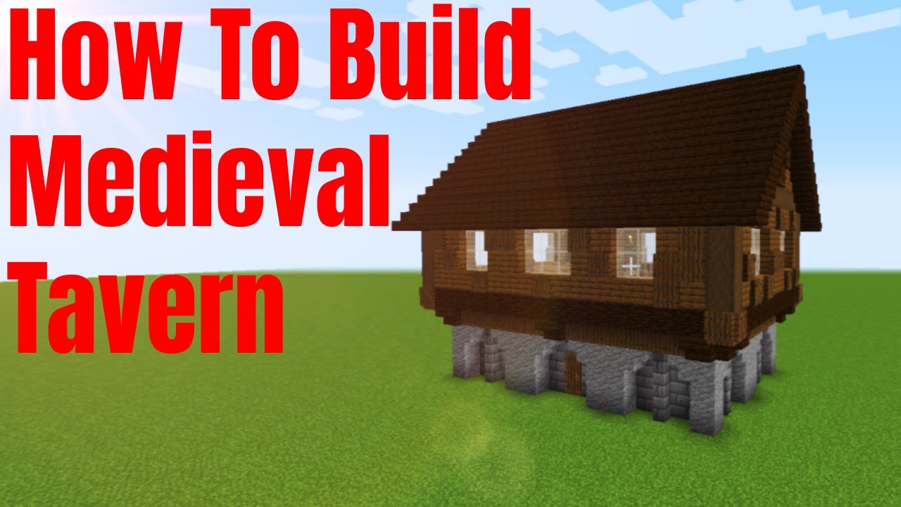 How To Build Medieval Tavern In Minecraft - YouTube