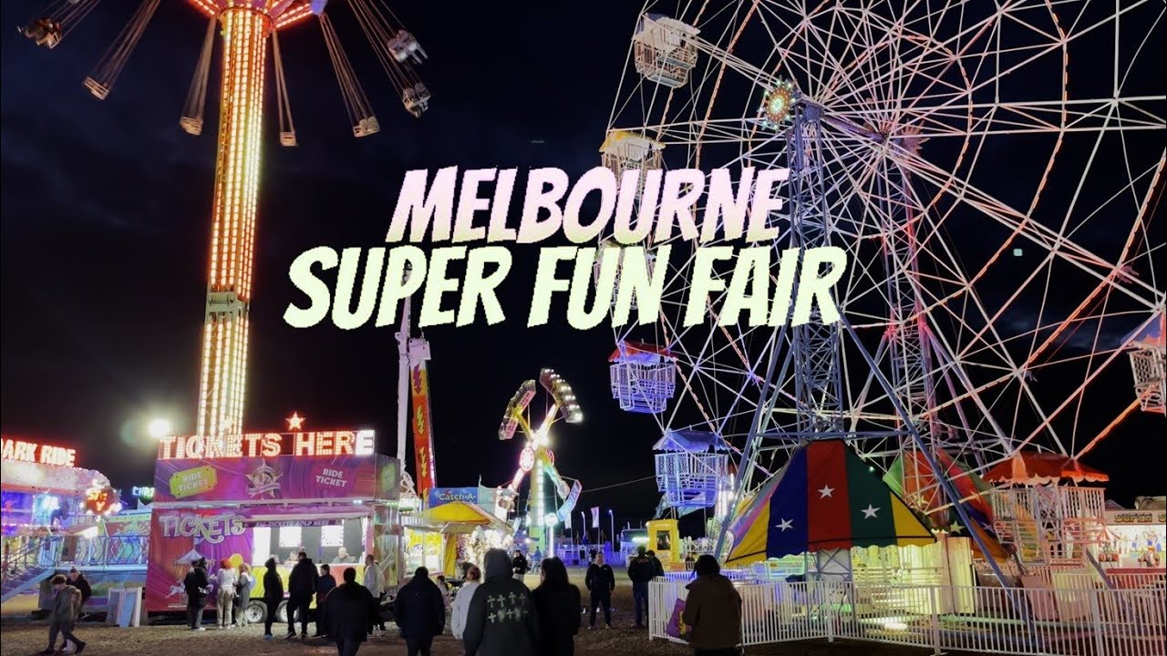Vicwide Family Fun Fair Bayswater 2024 Rides - YouTube