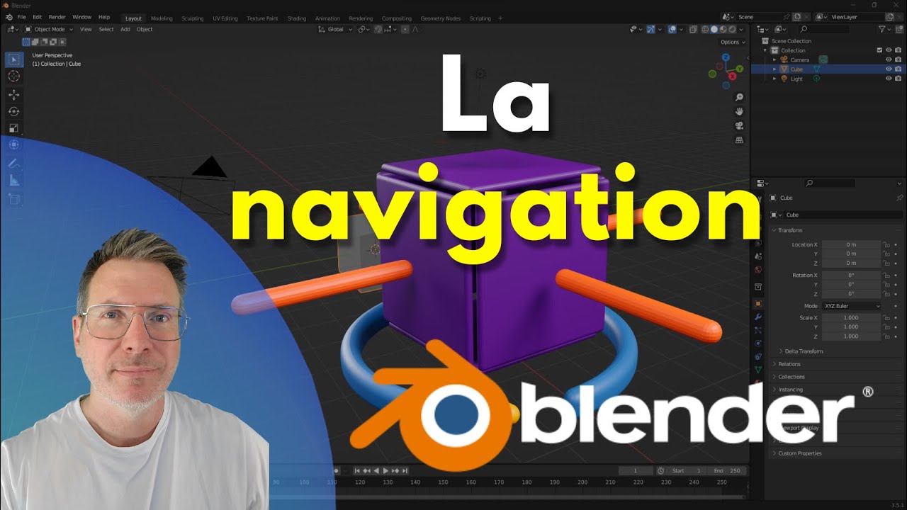 BLENDER : Tuto gratuit FR #4 - YouTube