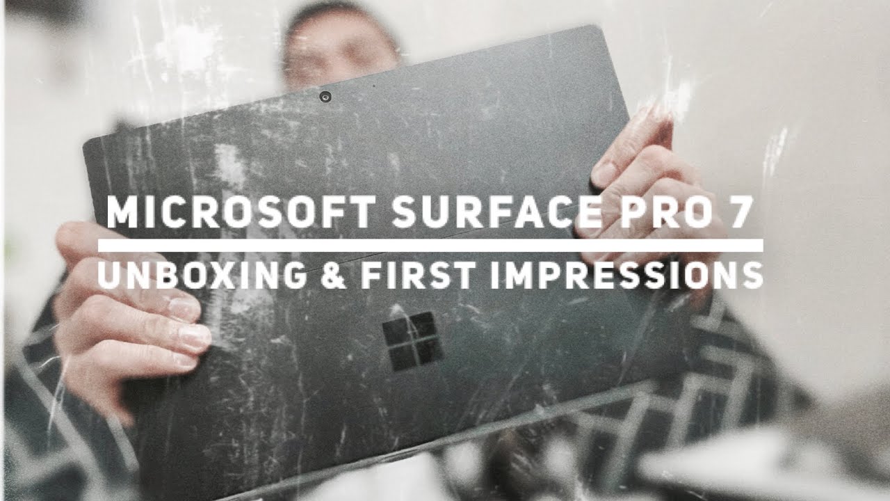 Microsoft Surface Pro 7 Unboxing & First Impressions - YouTube