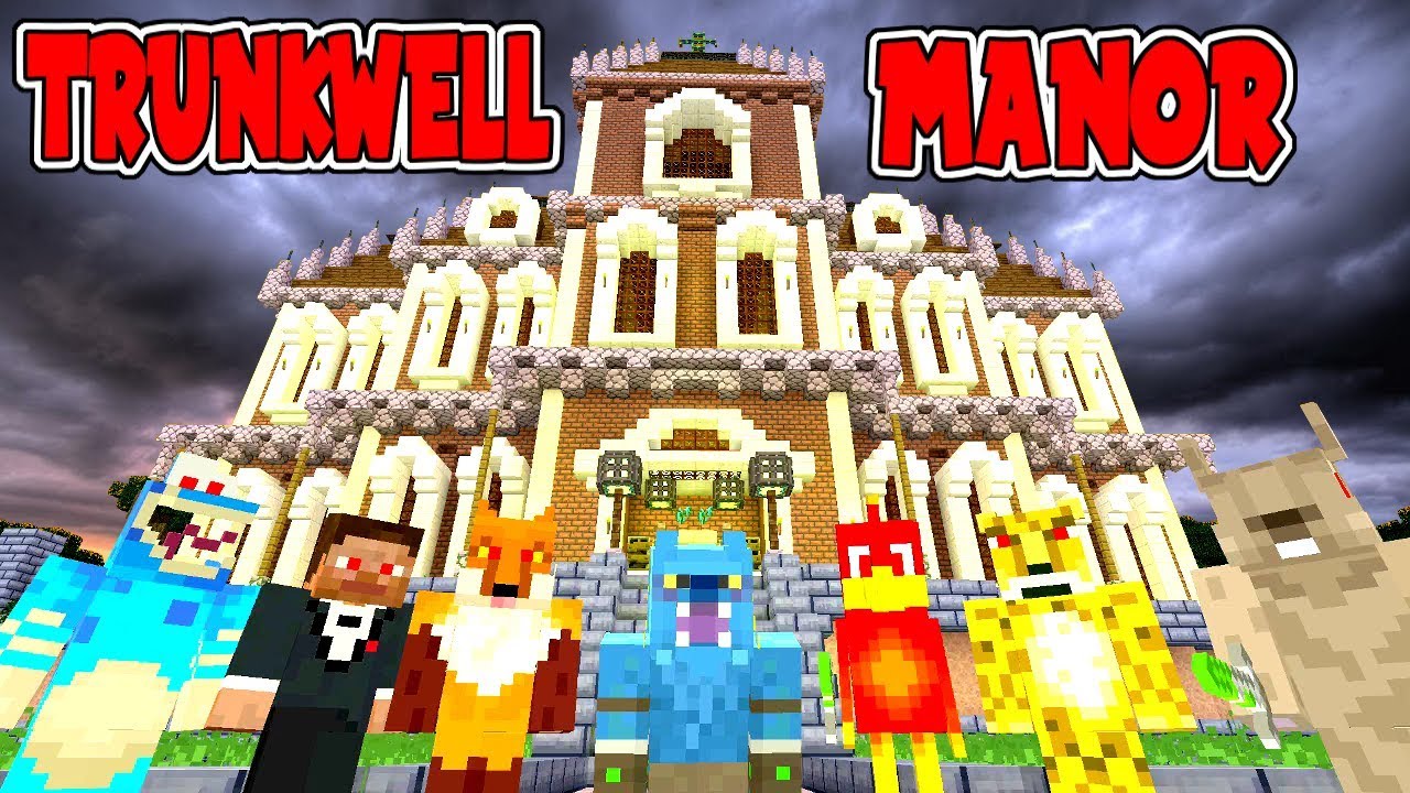 BRAND NEW MURDER MYSTERY BUILT BY ME!! (Trunkwell Manor) - Minecraft ...