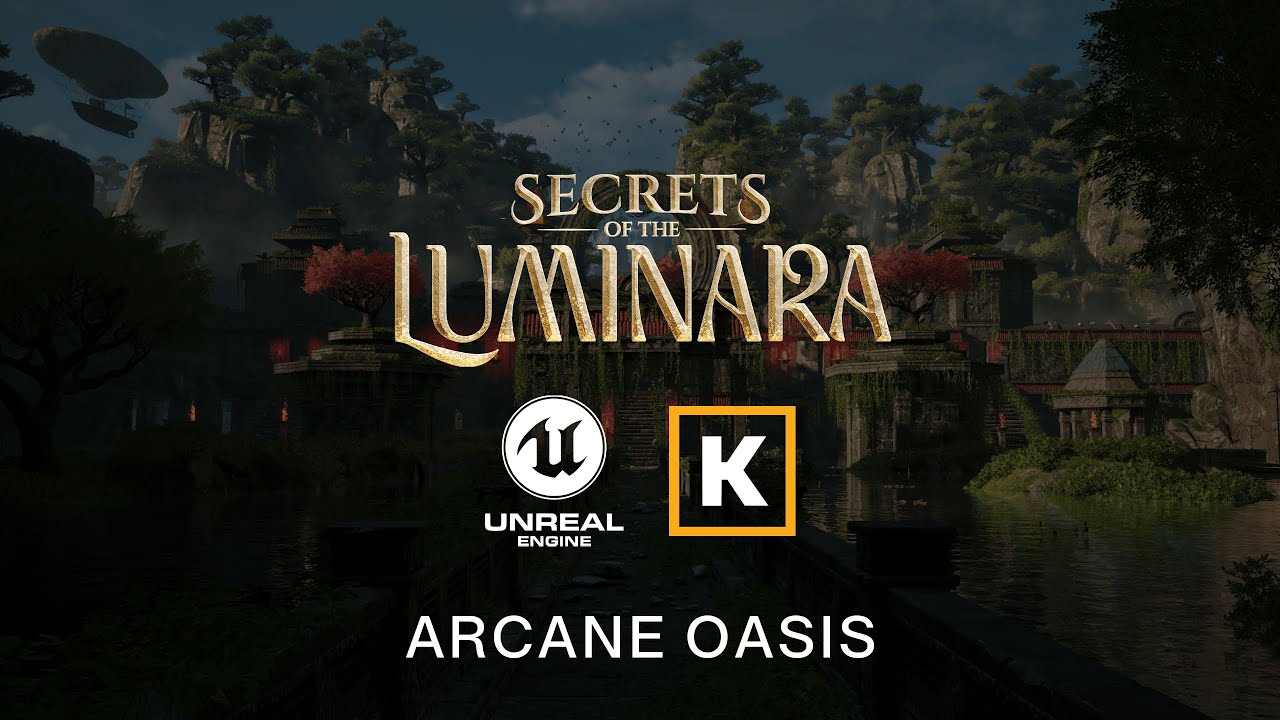 Arcane Oasis | Kitbash Challenge | Unreal Engine 5.4 - YouTube