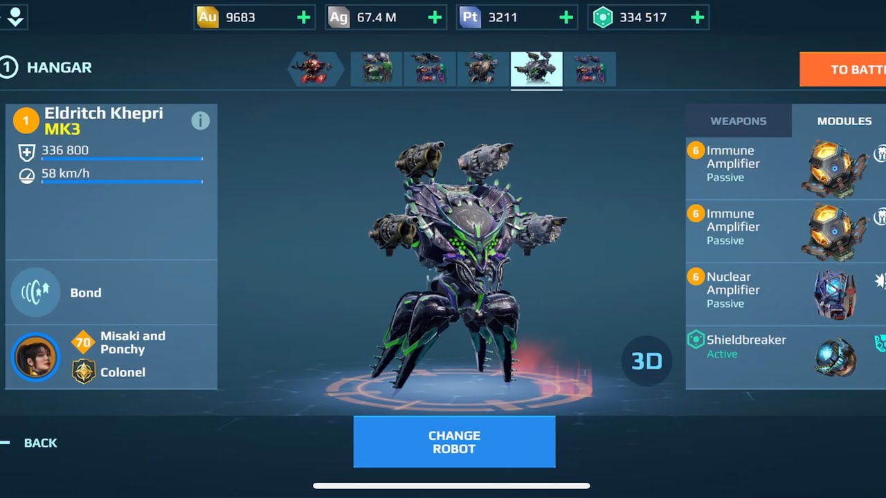 Demeter Shotgun MK3 | New Inmune Amplifier | War Robots Gameplay - YouTube