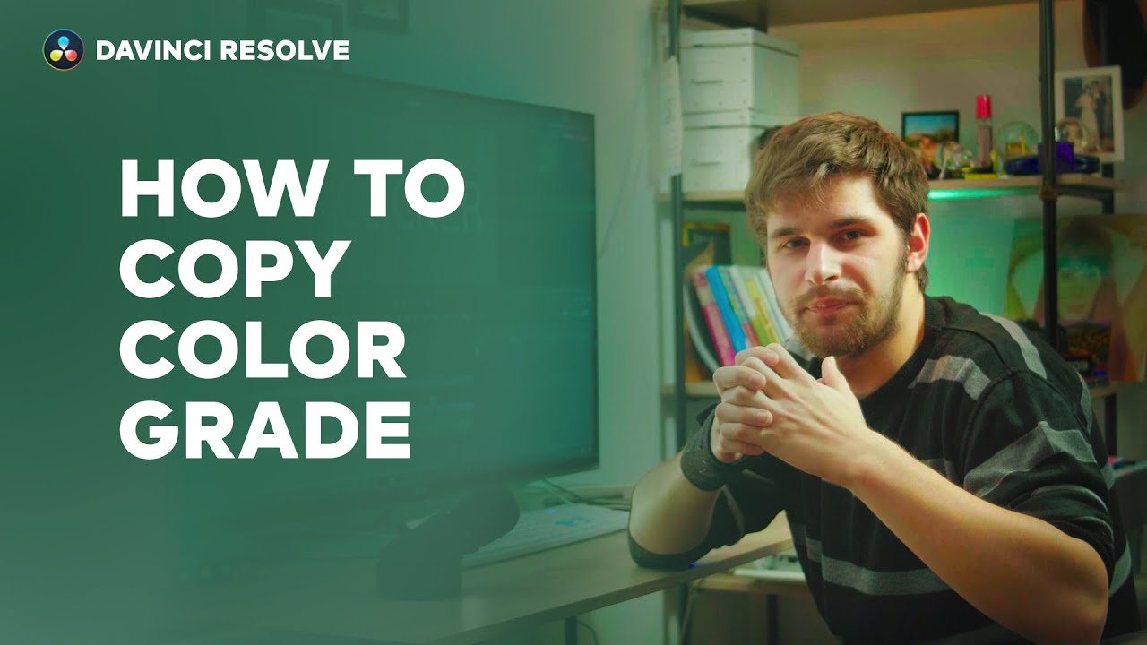 Copy Color Grade - DaVinci Resolve *quick tips* - YouTube