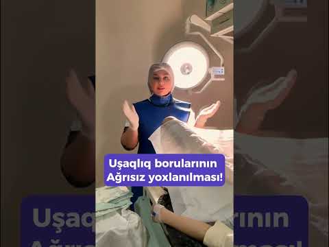 Hamilə qala bilməyənlər üçün uşaqlıq borularının yoxlanılması! l Histerosalpinqoqrafiya