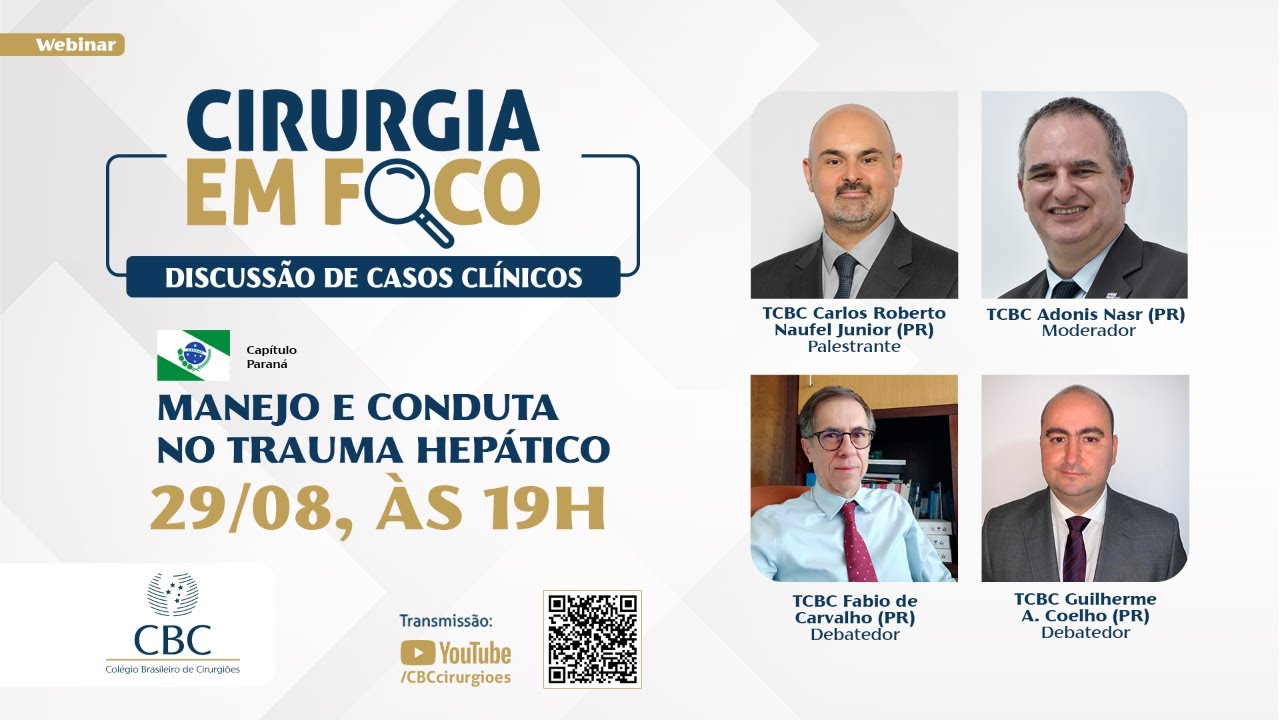 🔹Manejo e conduta no trauma hepático | Cirurgia em Foco #100 - YouTube