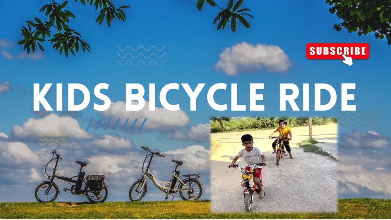 Kids Cycle ride | Bicycle ride - YouTube