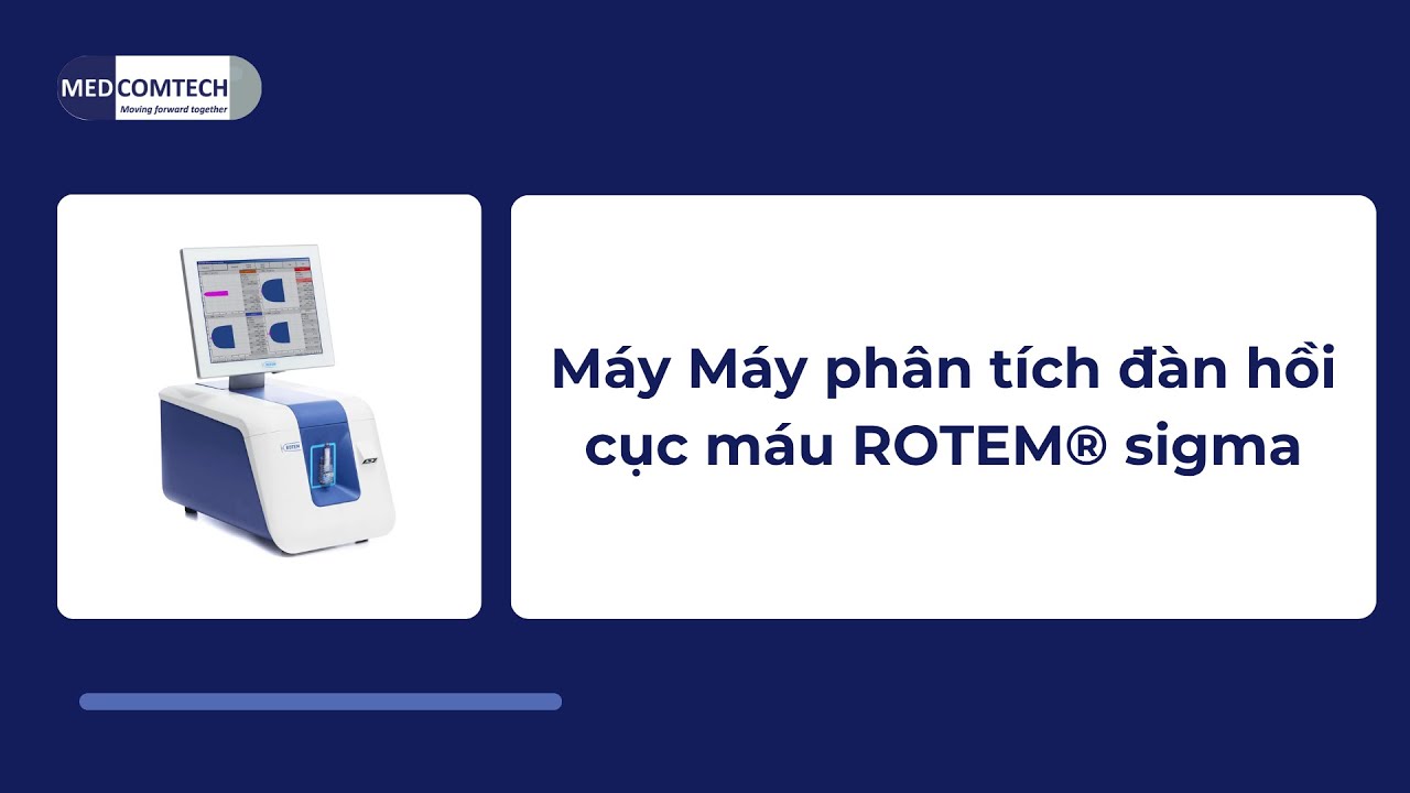 Medcomtech: Máy phân tích đàn hồi cục máu ROTEM® sigma - YouTube