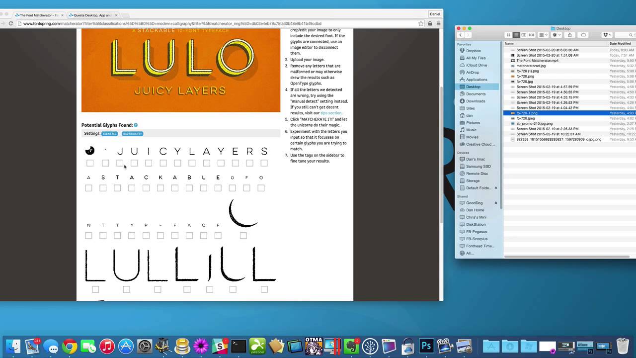 The Font Matcherator - YouTube