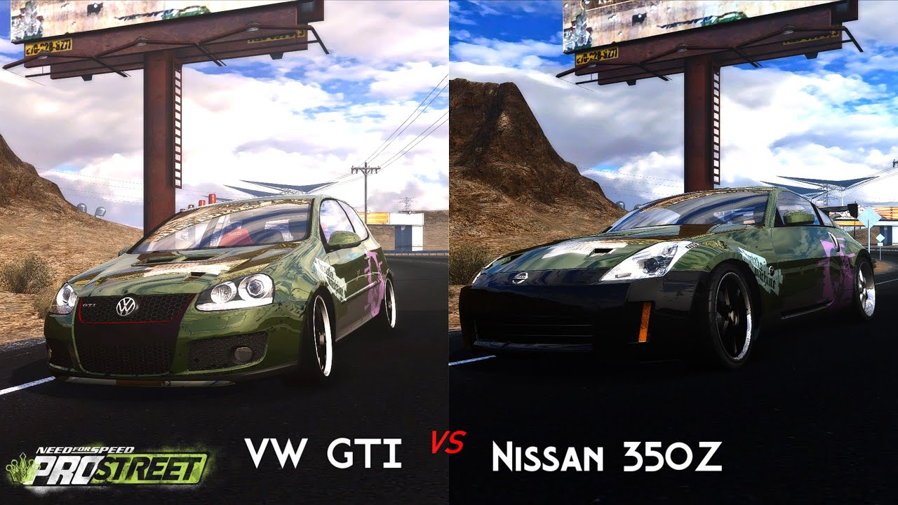 ,,Battle Machine'' VW GOLF GTI Vs Nissan 350Z Comparison - NFS ...